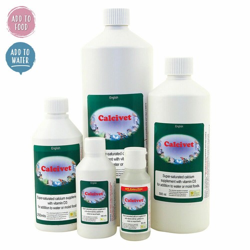 Bird LIQUID CALCIUM In Water Vitamin Supplement Egg Support All Birds ...