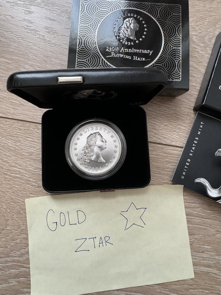 230th Anniversary Flowing Hair Silver Medal - IN HAND SHIPS IMMEDIATELY ...