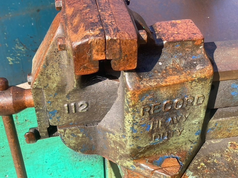 Steel Bench + Vice 1m x 85cm With Good Record 6" Quick Release Vice No ...