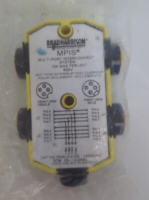 BRAD HARRISON DNAUX4000, DEVICENET PASSIVE MPIS, 14092301 NEW | eBay