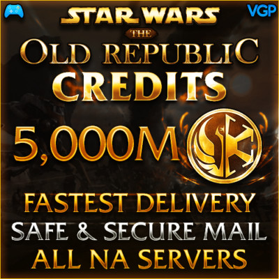 SWTOR Credits Star Wars the Old Republic Credit 🎫5000M 🗽USA-Based ️24h ...