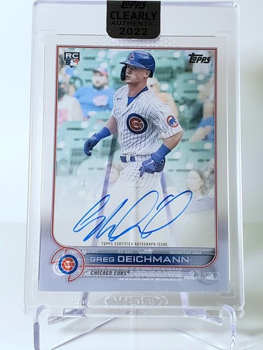 Greg Deichmann RC 2022 Topps Clearly Authentic Rookie On-Card Auto #CAA ...
