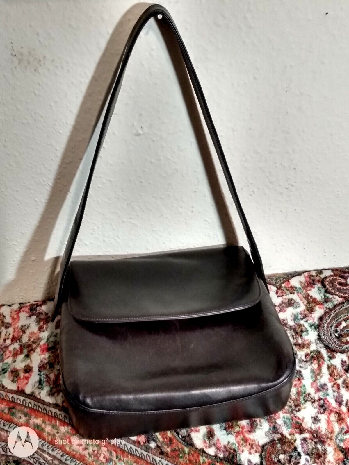 Bally Black Leather Shoulder Bag - Gem