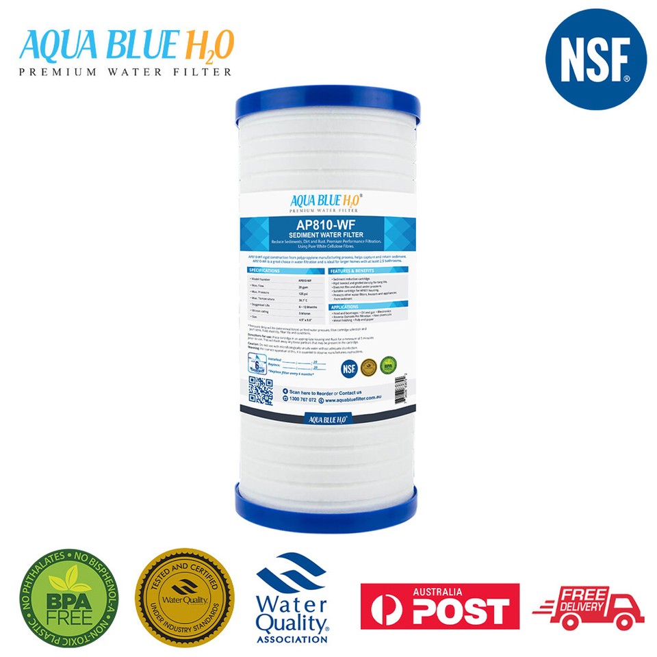 AQUA BLUE H2O AP810-WF 5 Micron Fits To AP801 or AP80 | eBay Australia