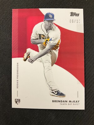 2020 Topps On Demand Rookie Progression #12 Brendan McKay Rookie Red ...
