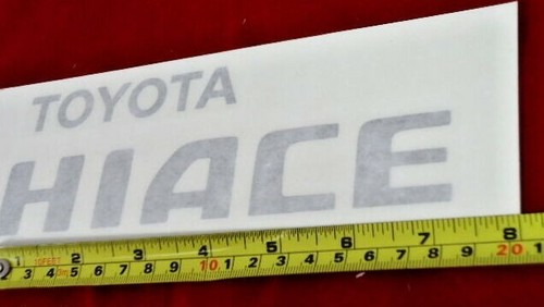 TOYOTA HIACE DECAL FROM JAN 2005 NEW GENUINE 7544126281 TRACKABLE POST ...