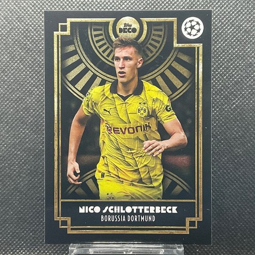 2023-24 Topps Deco UEFA Champions league Nico Schlotterbeck | eBay