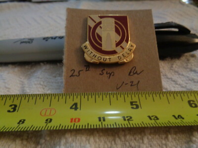 25th Support Battalion V-21 Unit Crest, DI, DUI (DRAW#L16) | eBay