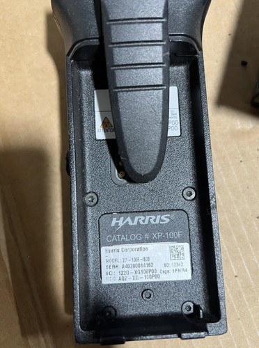 Harris Unity Xg-100f For Parts With Belt Clip &Antenna But No Battery ...