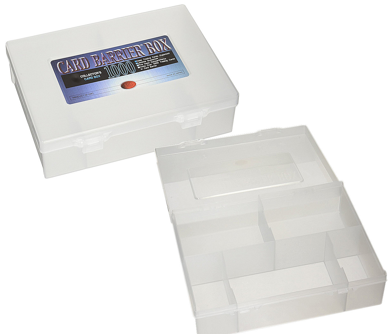 KMC CARD BARRIER BOX 1000 TCG Card Case Storage box | eBay