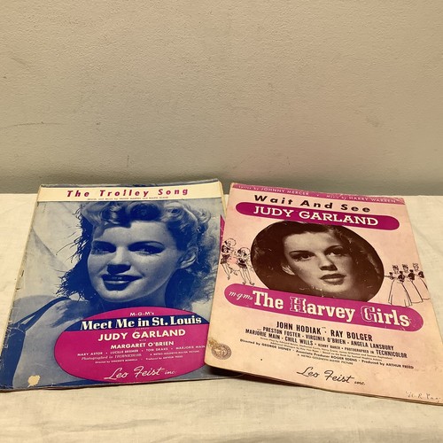 Judy Garland Meet Me In St. Louis The Trolley Song Wait & See 2 pcs. | eBay