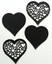 Heart Shape Punch Out Hearts Paper Die Cut Card Making Embellishments ...