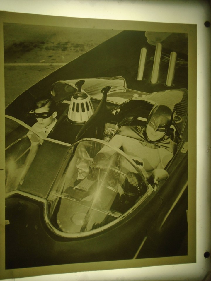 BATMAN TV SHOW COMIC ADAM WEST BURT WARD ROBIN E HERO NEGATIVE ONLY ...