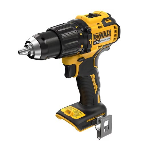 Dewalt 20V Max Brushless 1/2" Compact Cordless Hammer Drill with ...