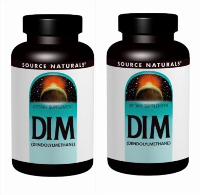 NEW Source Naturals DIM Diindolylmethane 100 mg 120 Tablets X 2 BOTTLE ...