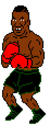 Mike tyson sticker punch out 8 bit weatherproof bumper vinyl decal | eBay