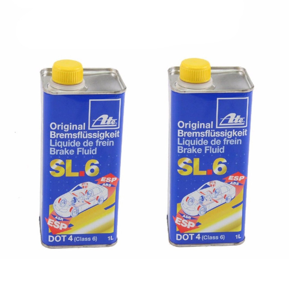 Set of 2 Liters Brake Fluid DOT4 Low Viscosity ISO Class 6 for Jaguar ...