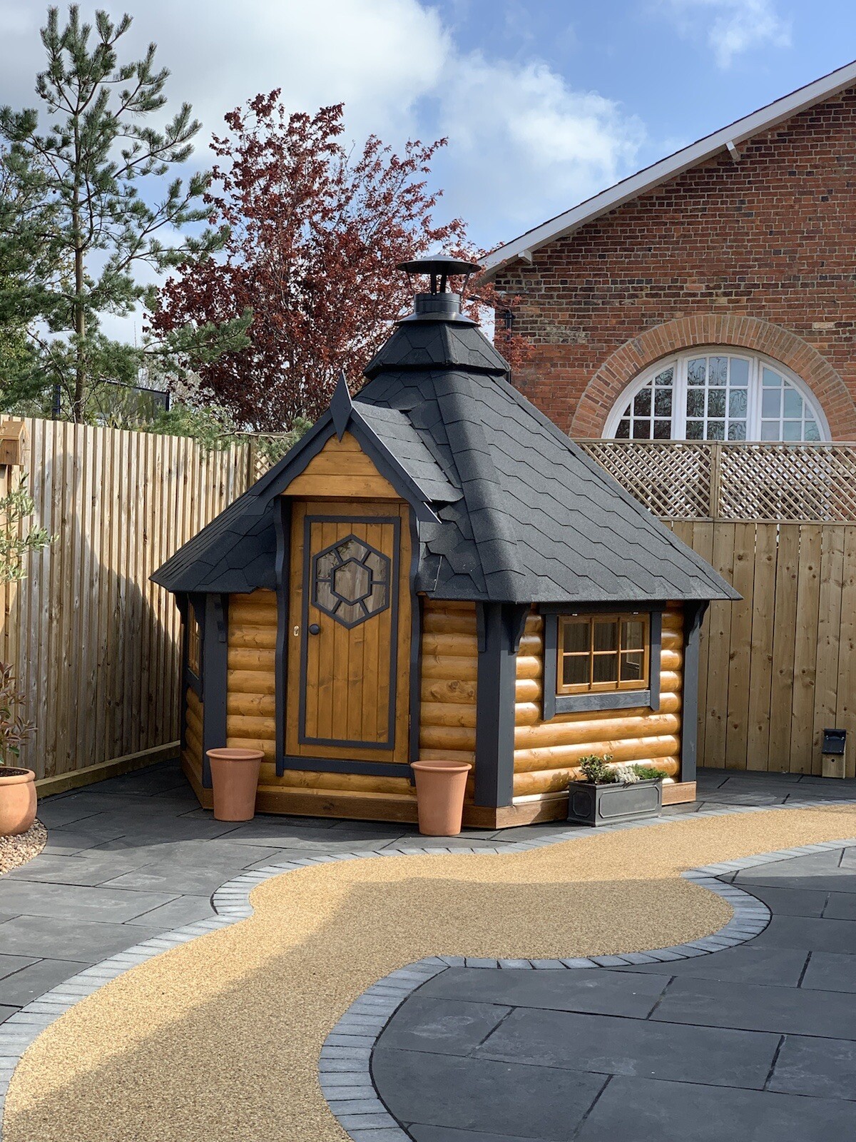 7m2 Grill cabin / BBQ / garden / Grillkota / Log cabin / Gazebo / Hobit ...