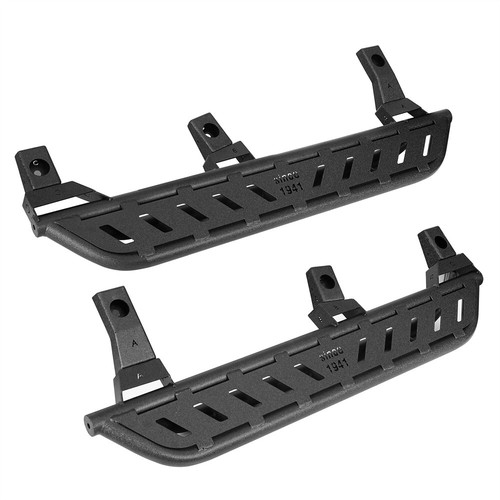 Tubular Steel Side Steps Running Boards Nerf Bar Fit 1997-2006 Jeep ...