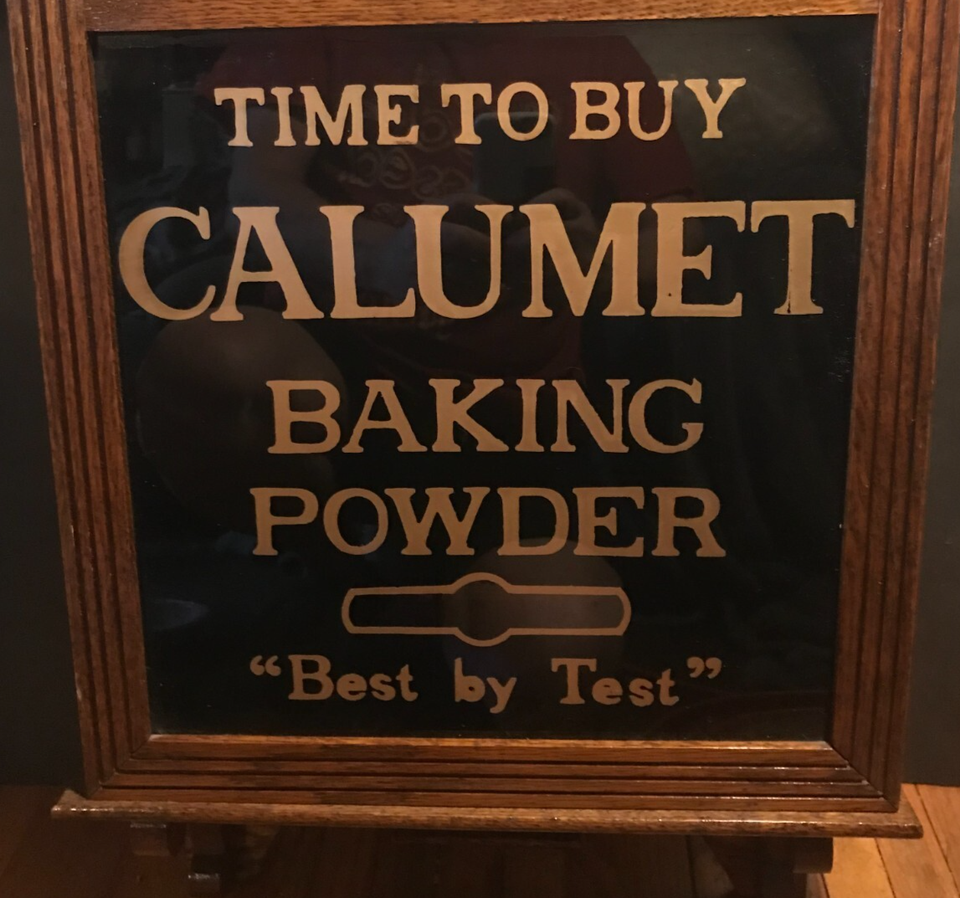 SESSIONS CLOCK CO. REGULATORS /CALUMET BAKING POWDER ADVERTISING OAK ...