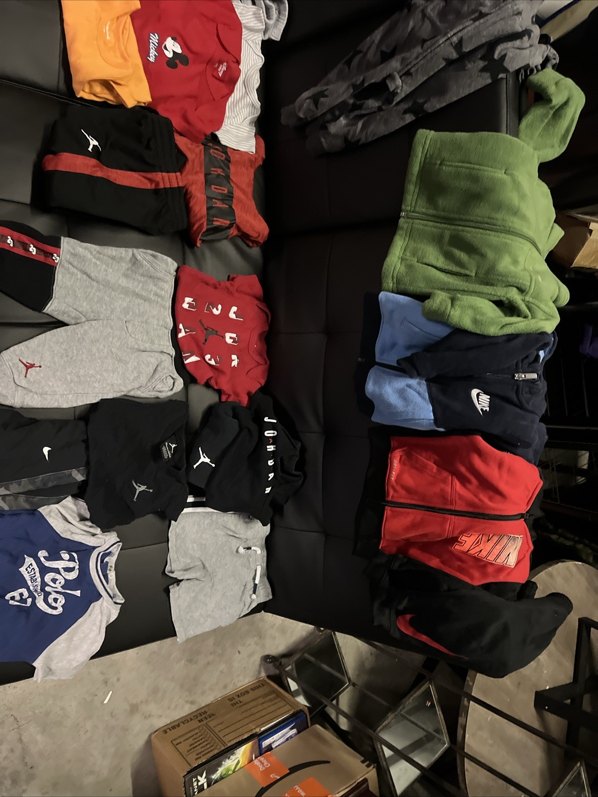 Lot Of 37 baby Boys Size 6 To 9 Months And 12 Months Nike Jordan ...