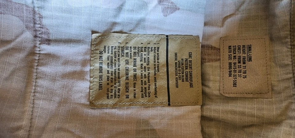 USGI CAMO Desert BDU TOPS COAT JACKET Tactical, Military, Hunting ...