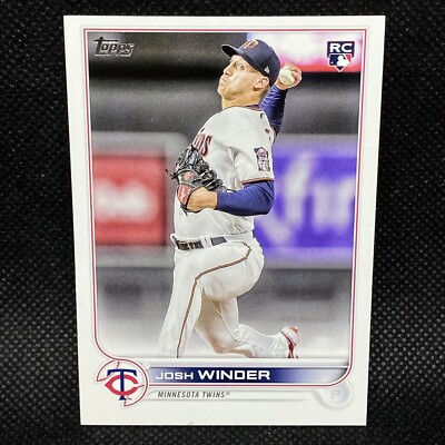 2022 Topps Update Josh Winder RC MINNESOTA TWINS Rookie #6 | eBay