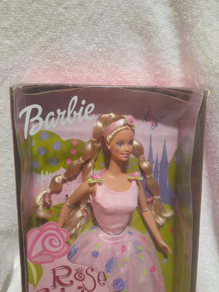 Vintage Barbie 2000 Rose Princess Barbie Doll Hair & Gown Magically ...