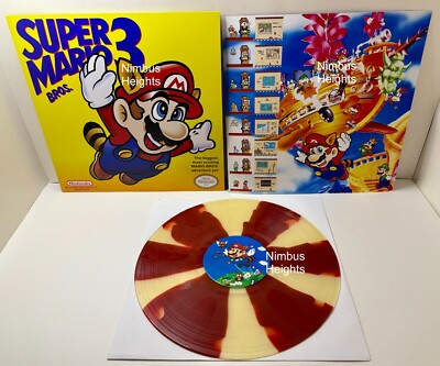 Super Mario Bros 3 Vinyl Record Soundtrack NES SMB3 VGM OST Pinwheel ...