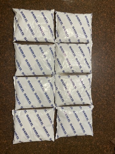 GLACIER ICE Gel Refrigerant 16oz Cold Packs Lot of 8 Freezer ~ Reusable ...