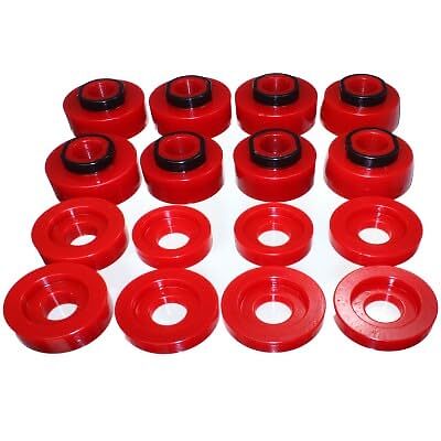 Energy Suspension Polyurethane Body Mount Set (Red) - 4.4124R | eBay