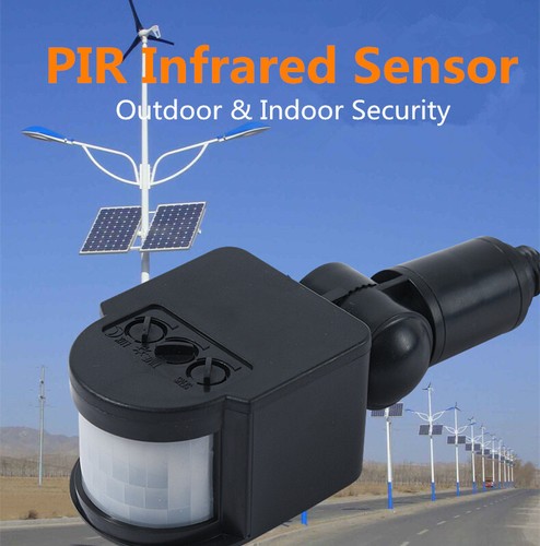 180° LED Outdoor Security PIR Infrared Sensor Motion Detector Switch ...