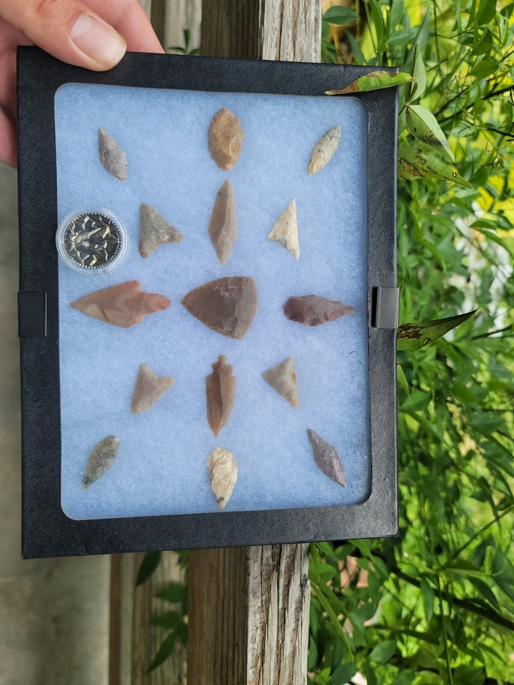 Native American Artifacts Brewster County, Texas Framed Display #2 | eBay