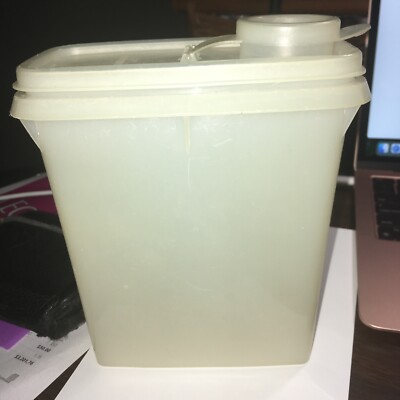 6-1/2" Tupperware Cereal Keeper Container 499 w/ Flip Top Lid | eBay