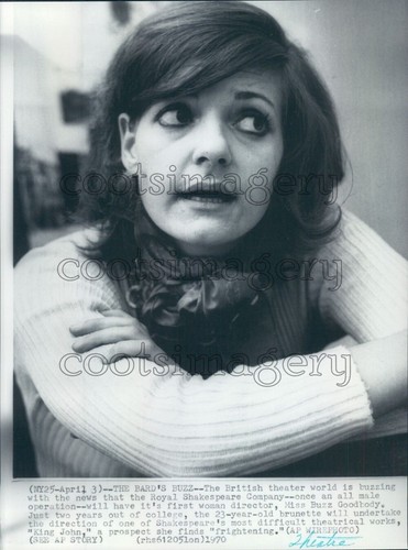 1970 British Theater Director Buzz Goodbody Press Photo | eBay