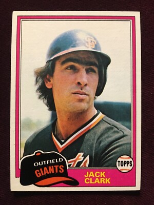 1981 Topps #30 Giants Jack Clark Baseball Card | eBay