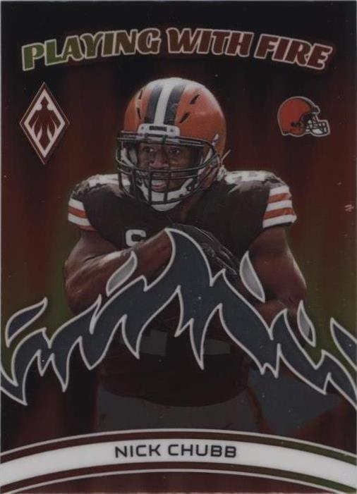 2023 Panini Phoenix - Playing with Fire Nick Chubb #PWF-6 for sale ...