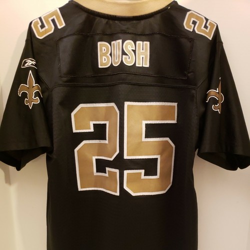 Reggie Bush New Orleans Saints NFL REEBOK SEWN STITCHED Jersey YOUTH XL ...