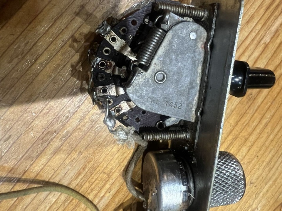 Vintage 1950s Fender Telecaster Complete Set Of Controls Operation ...