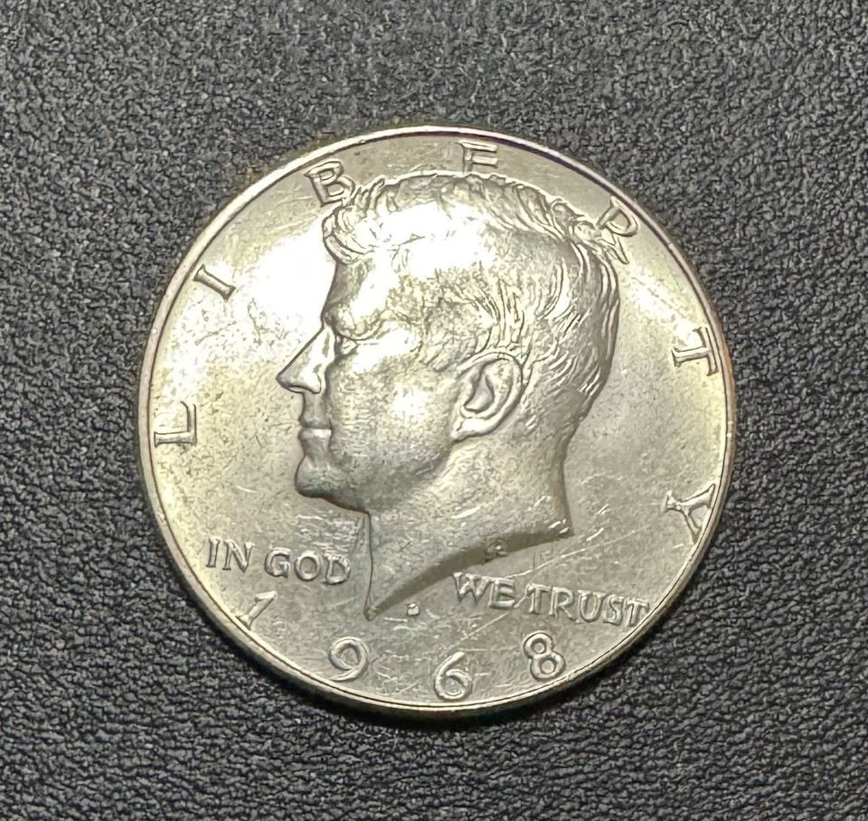 1968 D Kennedy Half Dollar Coin 40% Silver US *Nice* | eBay