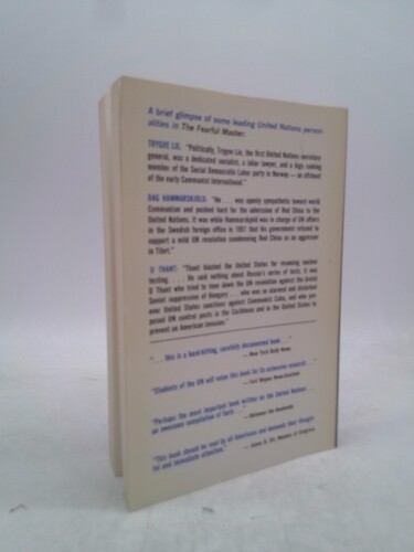 Fearful Master: A Second Look at the United Nations by G. Edward ...