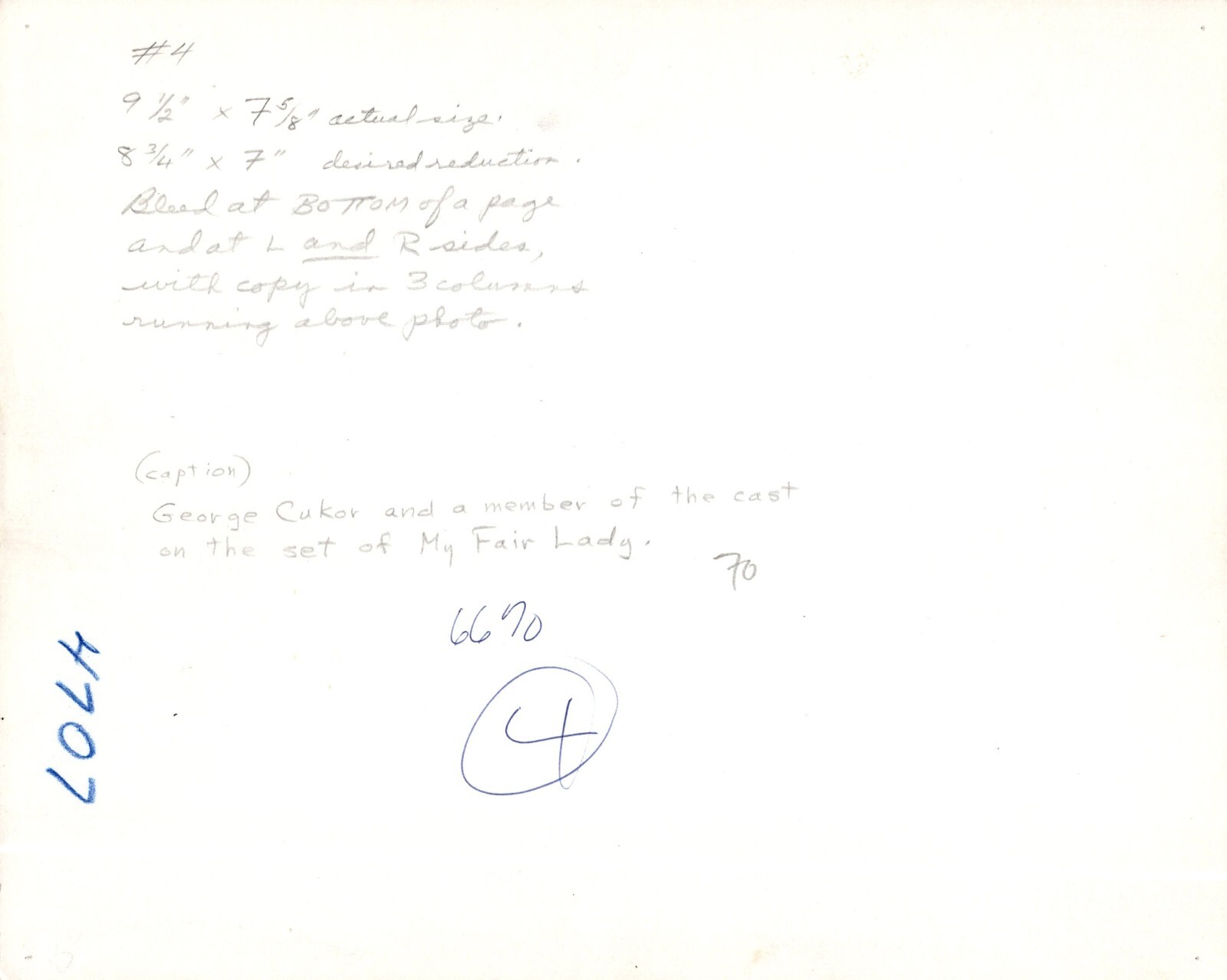 Director George Cukor + Mona Washbourne in My Fair Lady (1964) 🎬⭐ Photo ...