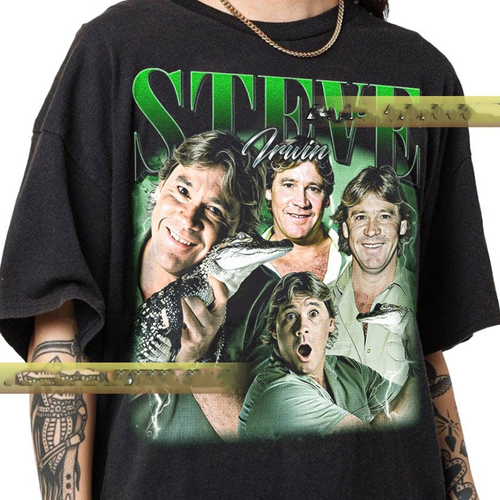 Limited Steve Irwin T-shirt, Gift for Women and Men Unisex T-shirt ...