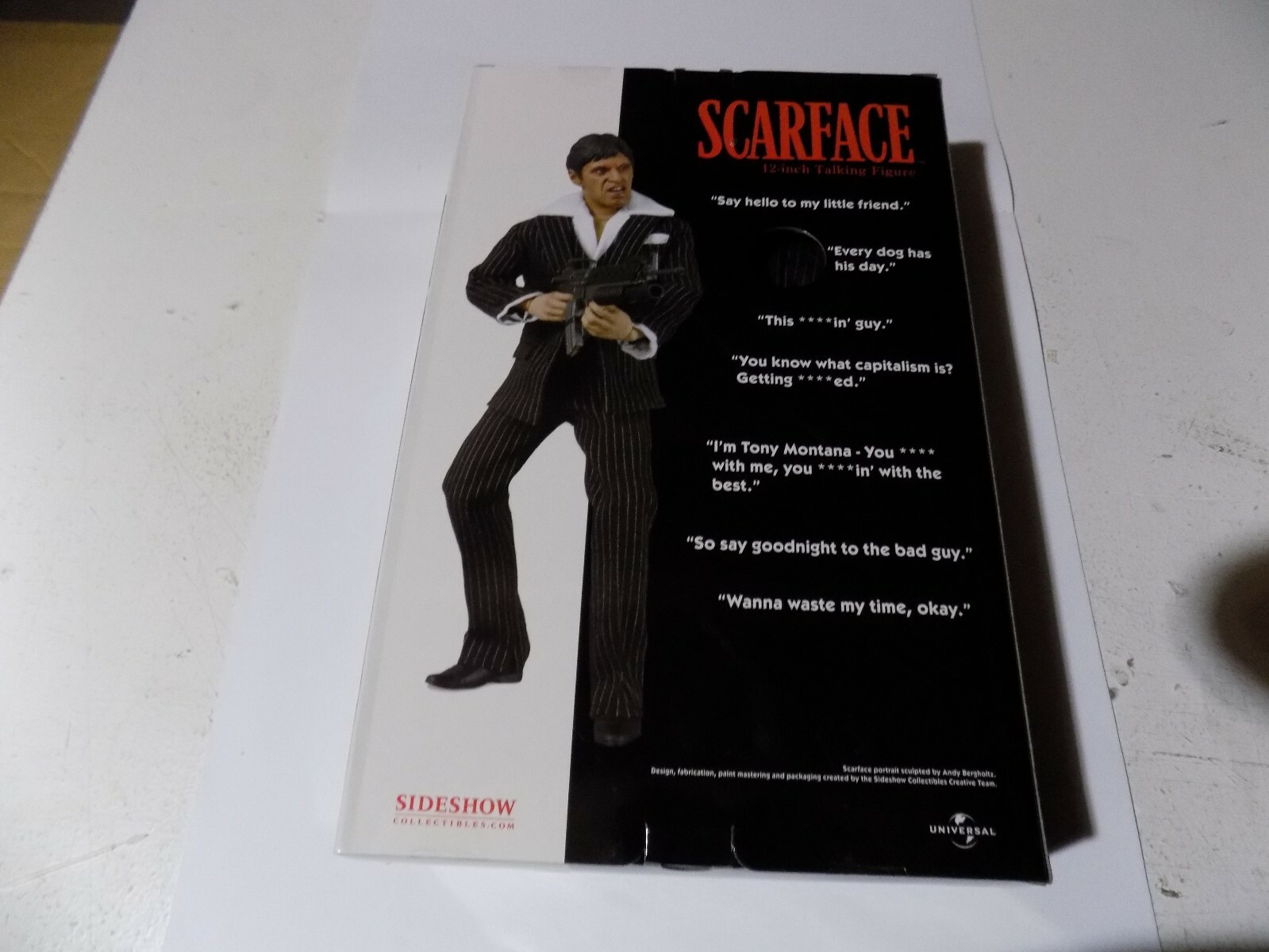 Exclusive Sideshow Scarface Final Battle Figure 12inch Tony Montana ...