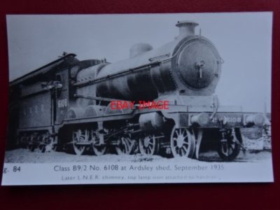 PHOTO LNER CLASS B9 LOCO NO 6108 AT ARDSLEY SHED 1935 | eBay UK