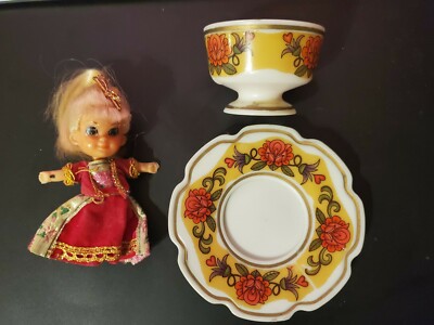 Vintage 1970 Liddle Kiddles Lady Crimson Tea Party Kiddles (Rare Mattel ...
