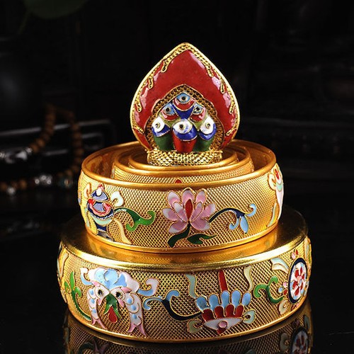 Tibet Buddhist Manza Manla Mann tea Amazing Tray Plate temple supplies ...