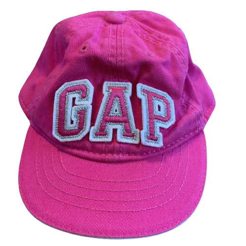 Baby Gap NWT Girls 0-6 mo. Pink Cotton Logo Baseball Cap | eBay