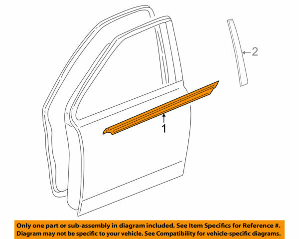 68160-52080 Toyota Weatherstrip assy, front door glass, outer rh ...