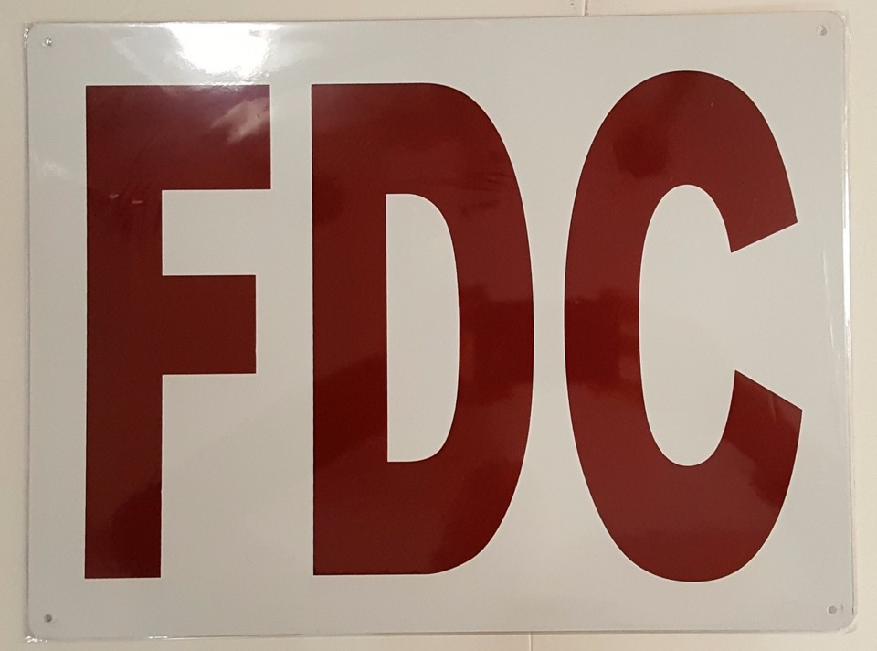 FDC SIGN (ALUMINUM 12X16)-REF24-1027 | eBay
